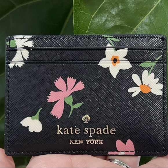 kate spade | Bags | New Kate Spade Limited Edition Slim Floral Card ...